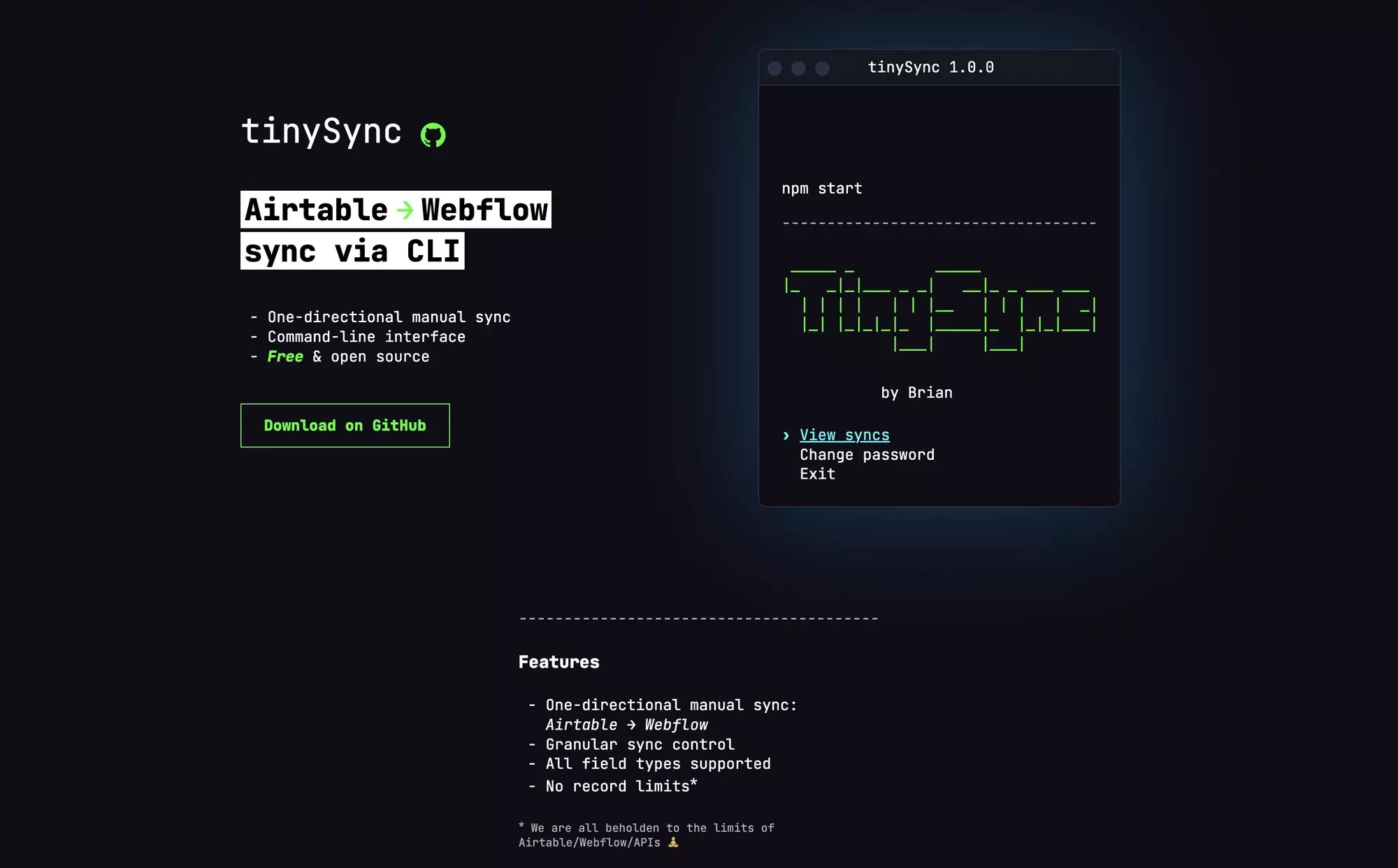 Ticketed [Website] No-Code Supply Co.