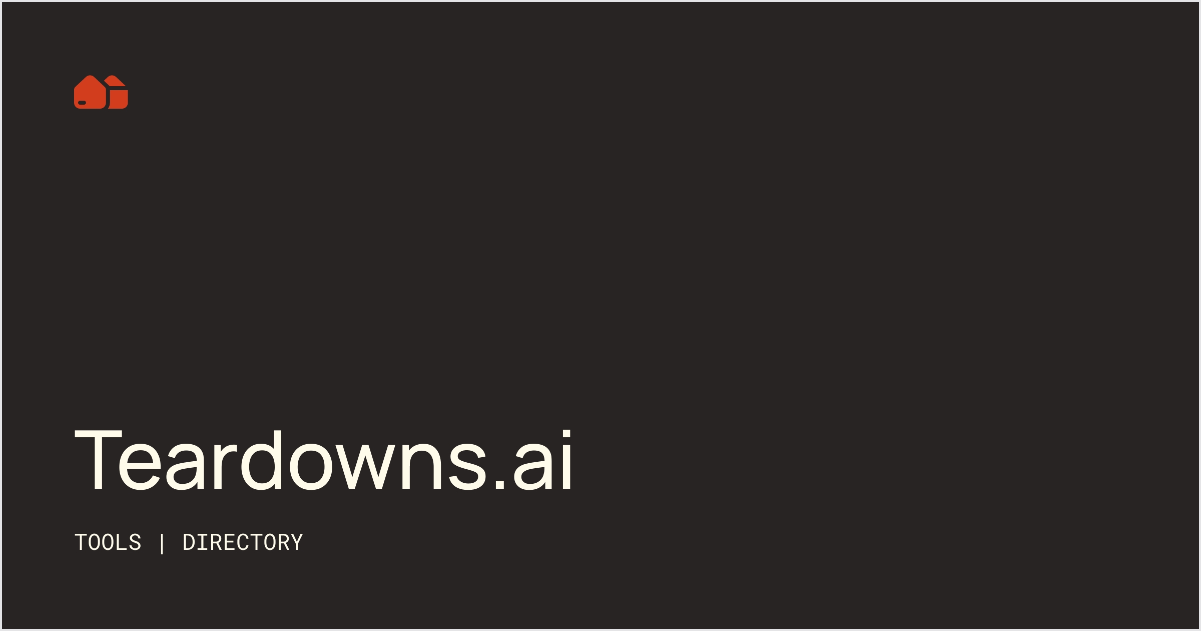 Teardowns.ai [Directory] No-Code Supply Co.