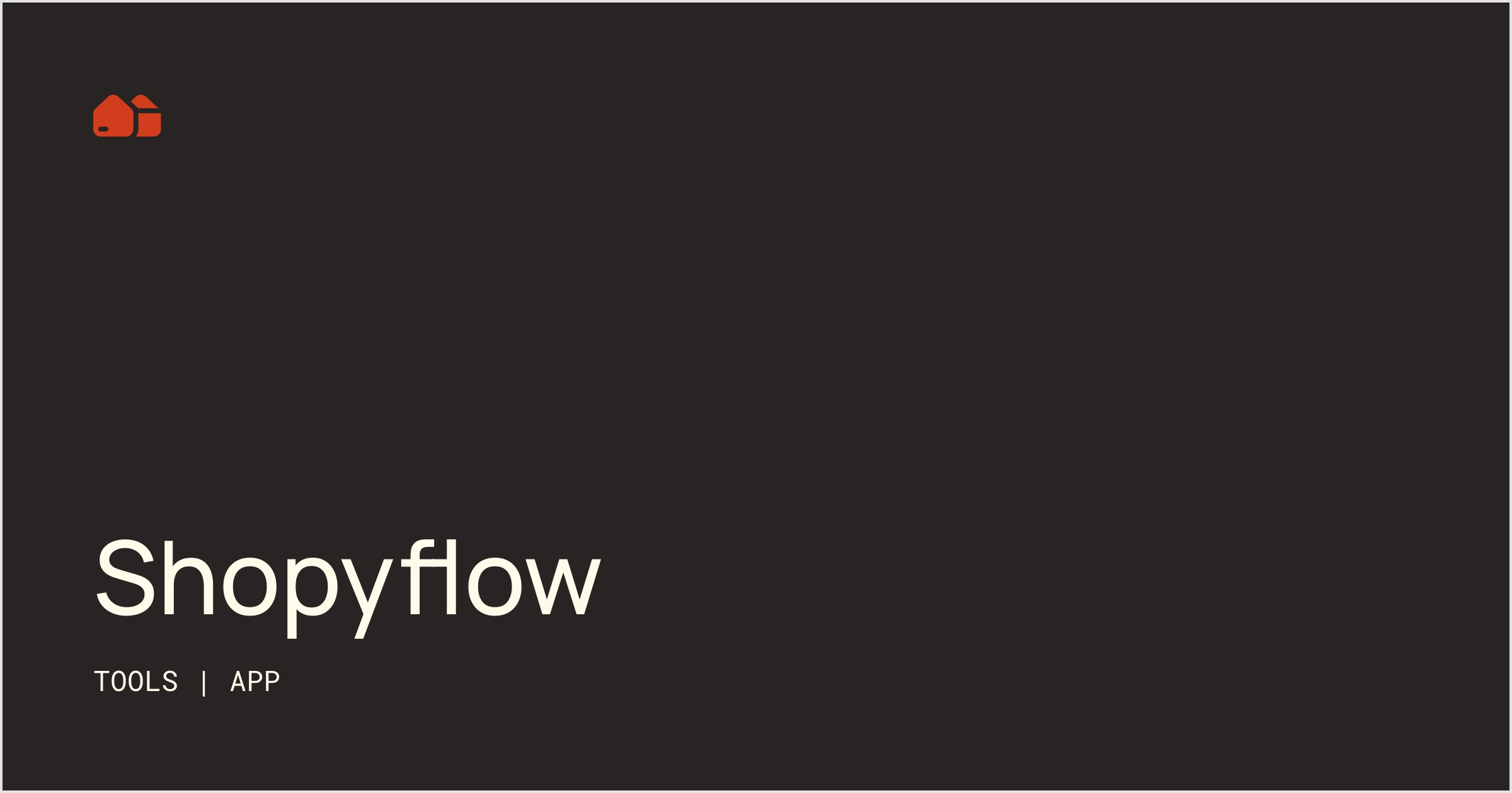 Shopyflow [App] No-Code Supply Co.