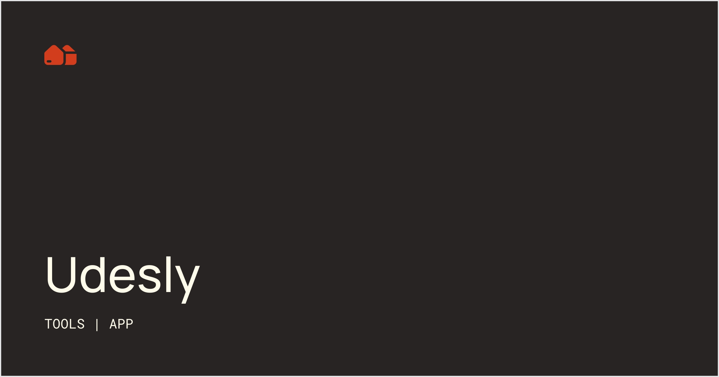 Udesly [App] No-Code Supply Co.