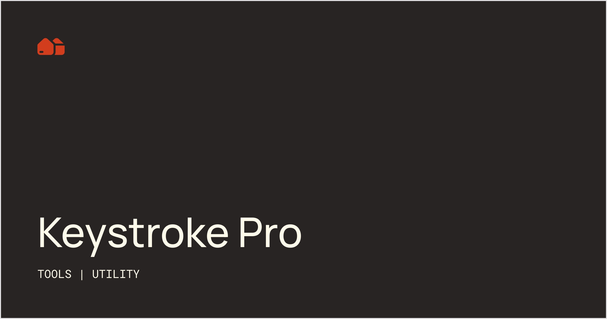 Keystroke Pro [Utility] No-Code Supply Co.