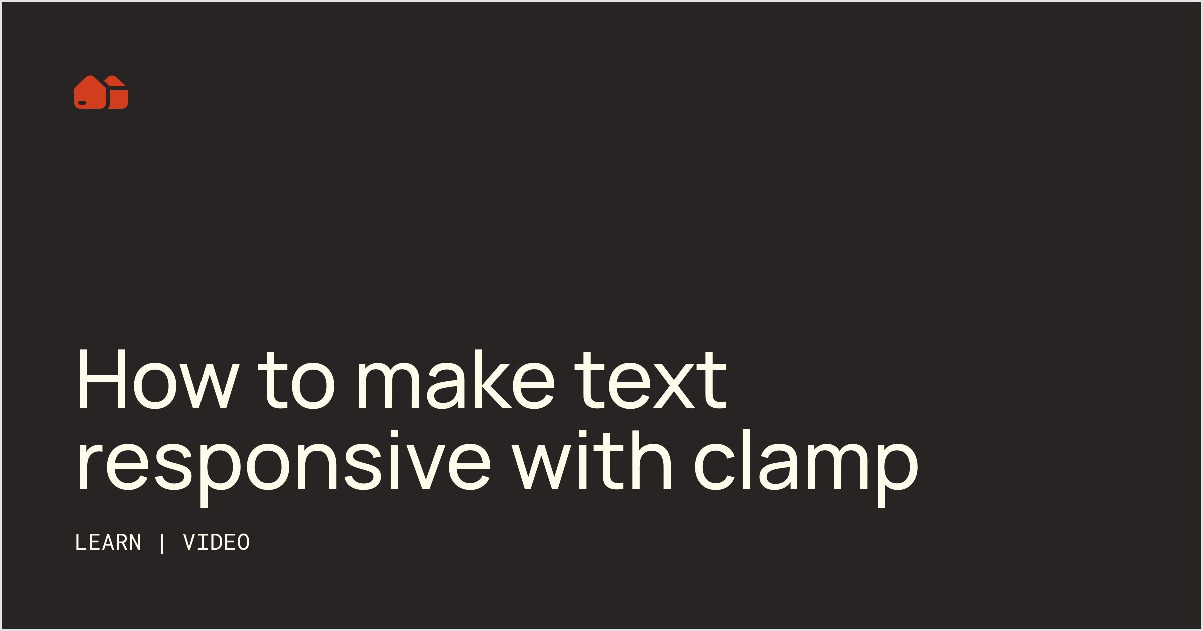 How to make text responsive with clamp [Video] No-Code Supply Co.