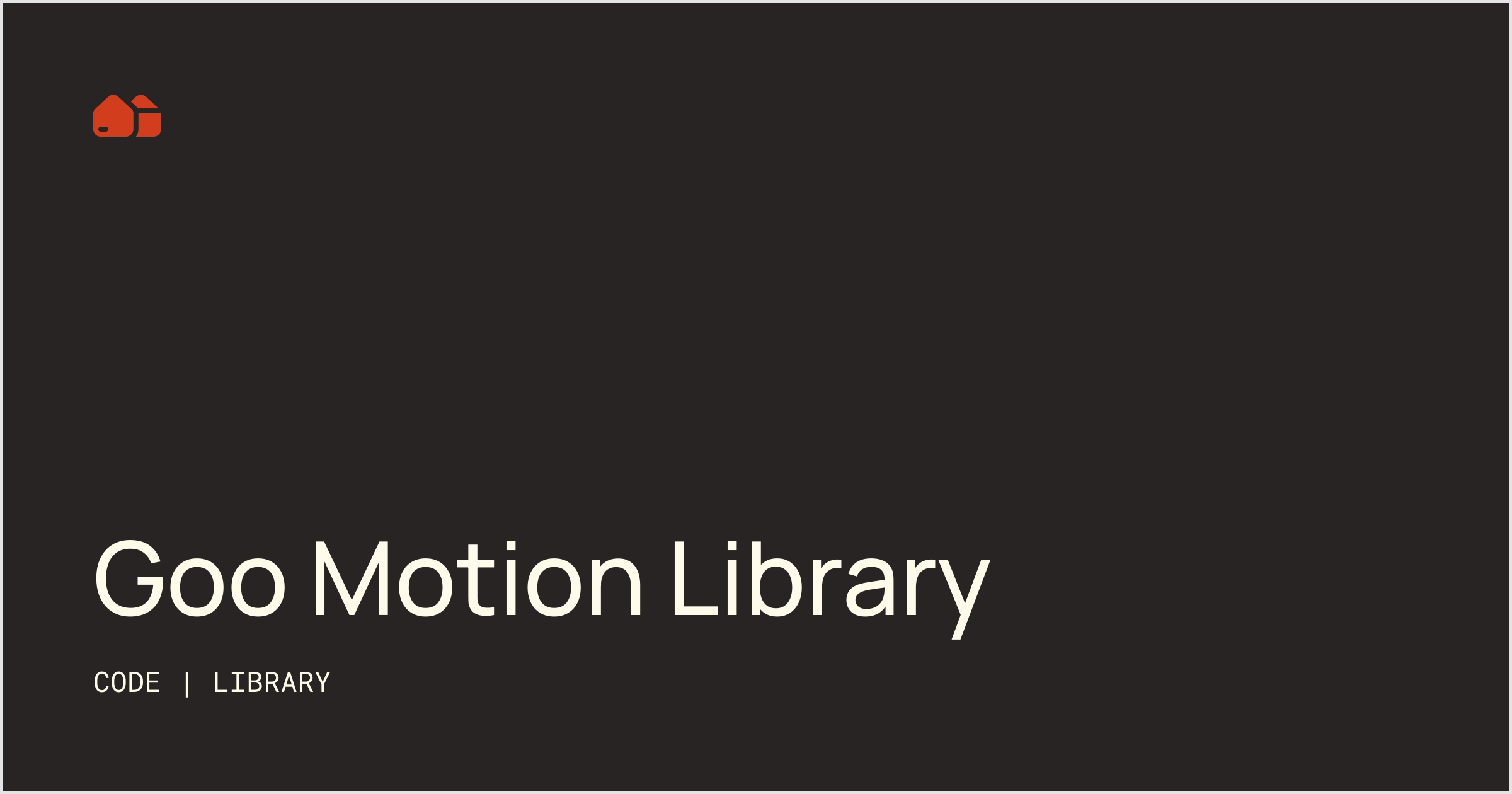 Goo Motion Library [Library] No-Code Supply Co.