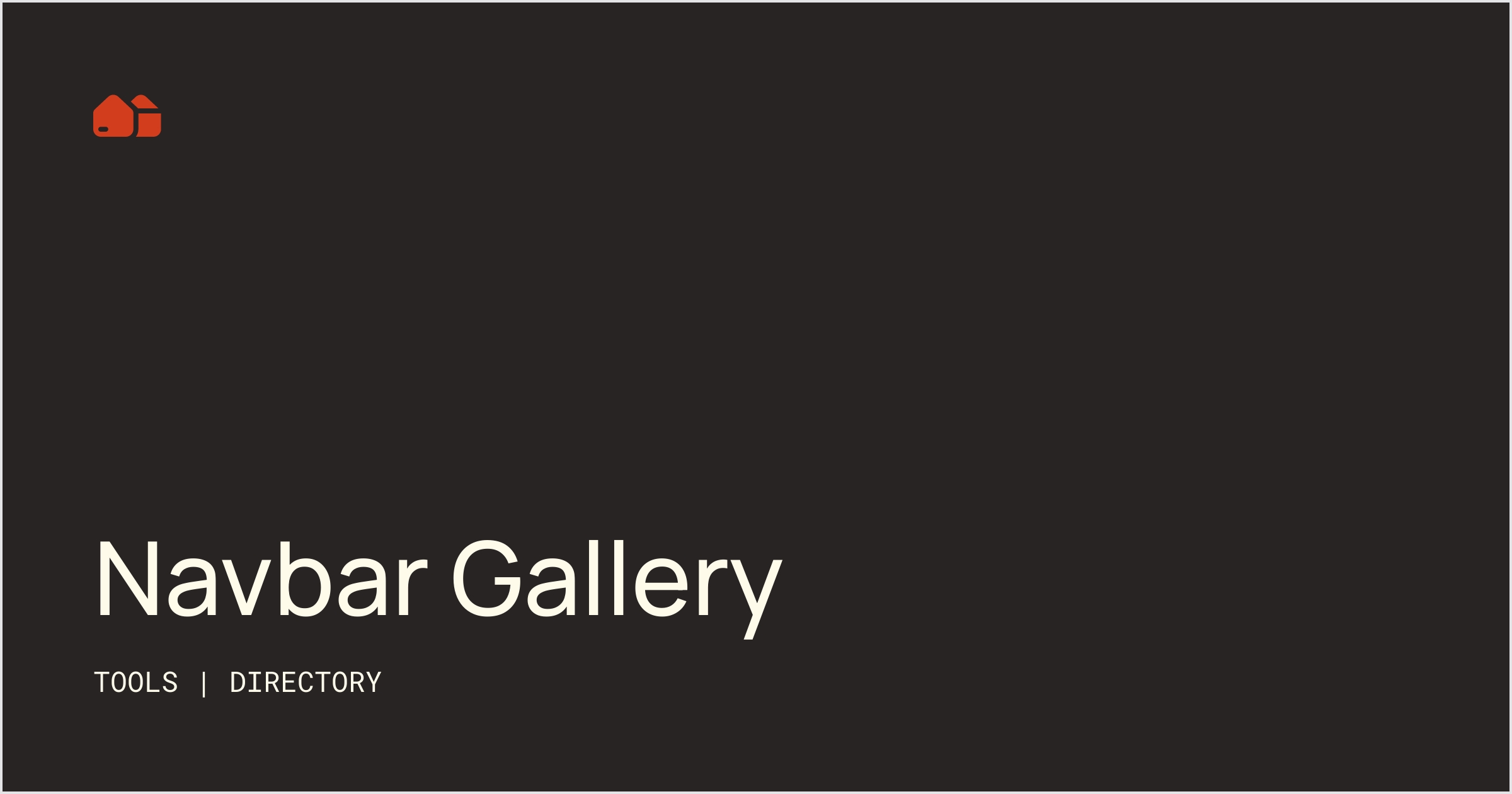 Navbar Gallery [Directory] No-Code Supply Co.