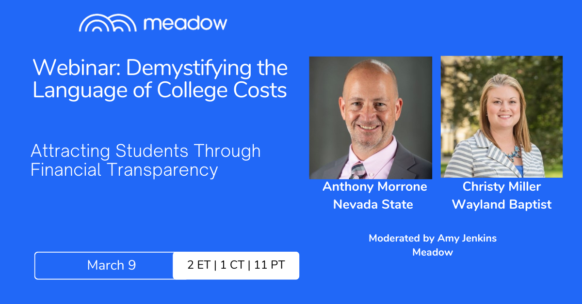 Demystifying the Language of College Costs: Attracting Students Through ...