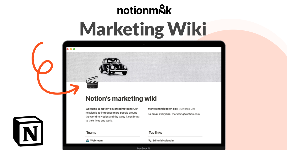 Notion Marketing Wiki Template: Boost Your Team's Productivity