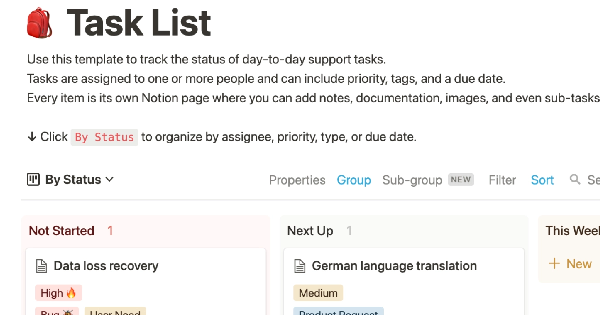 The Top 14+ Support Notion templates