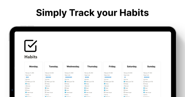 The Top 5 Notion Habit Tracker Templates