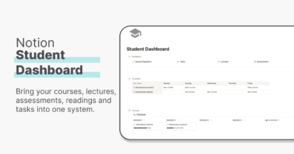 The Top 10+ Students Notion templates