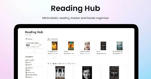 Reading List template for Notion by Notion