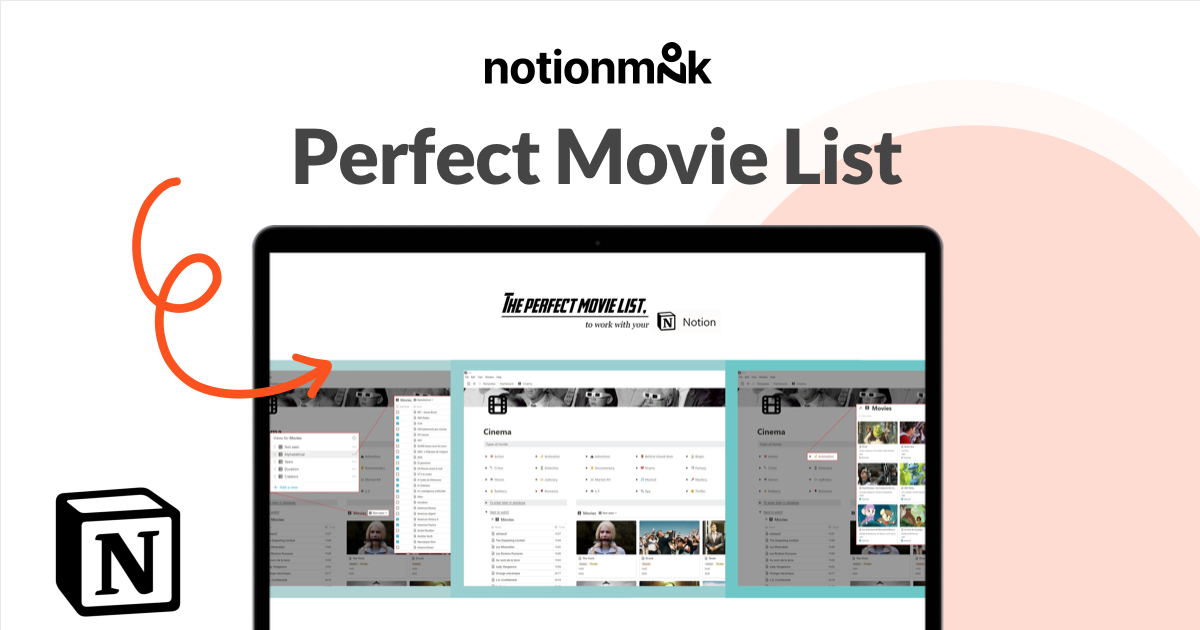 The Perfect Notion's Perfect Movie List Notion Template