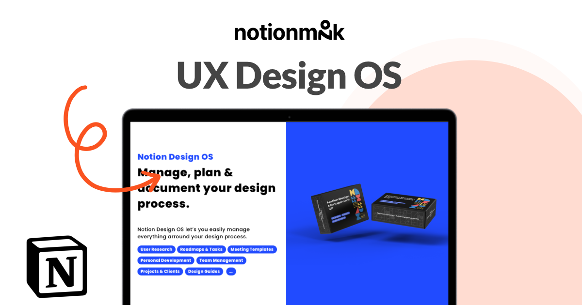UX Design OS template by UX/UI Design Supply