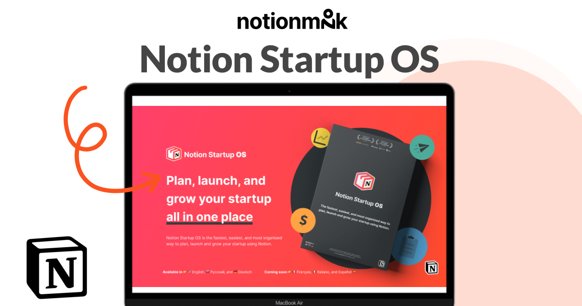 Notion Startup OS Template by Ali Rashidy