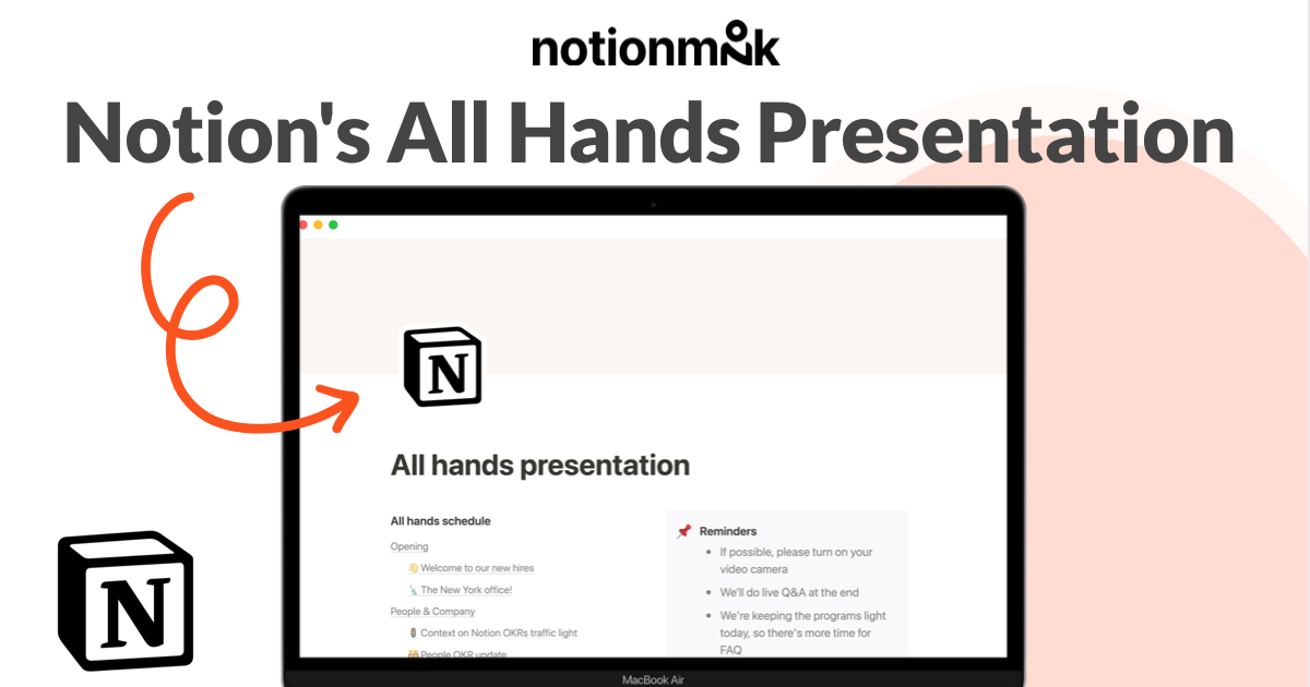 Notion's All-Hands Presentation Template: Engage Your Team