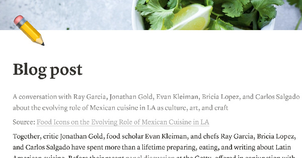 Blog Post Notion Template by Notion