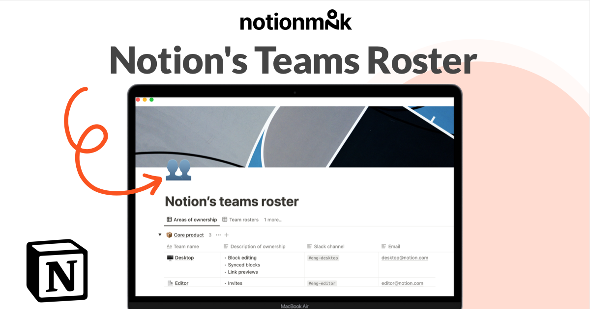 Stay Organized with Notion's Team Roster Template