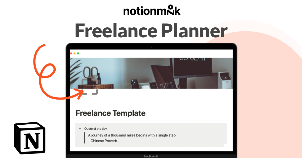 Freelance Planner: Notion Template by Severin Create
