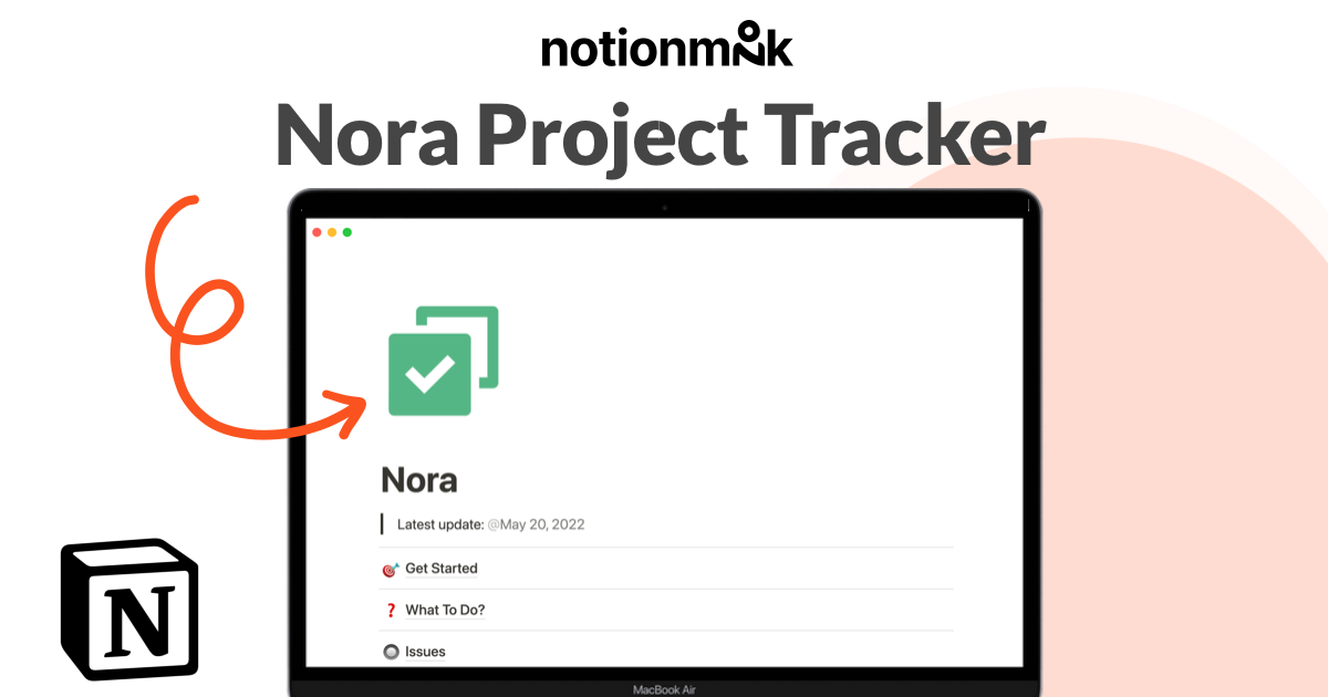 Nora Project Tracker: Notion Template by Minh-Phuc Tran