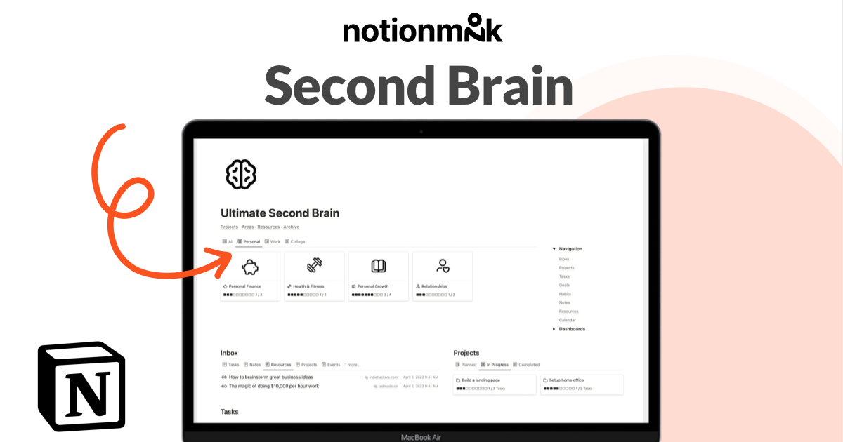 Second Brain Template: Created by Easlo