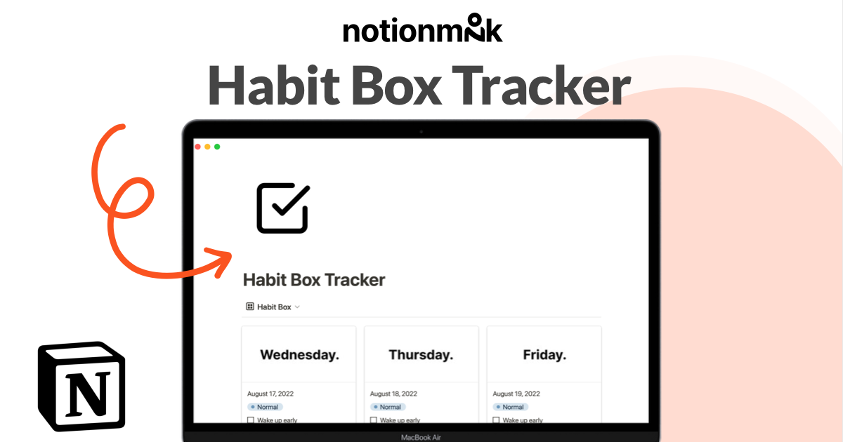 Davide Previtali's Habit Tracker Notion Template