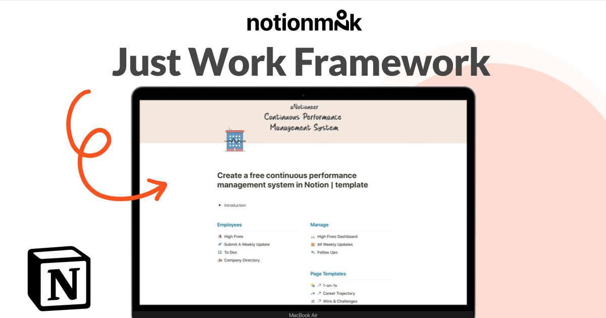Just Work Framework Template by Kim Scott: Create a Culture of Radical ...