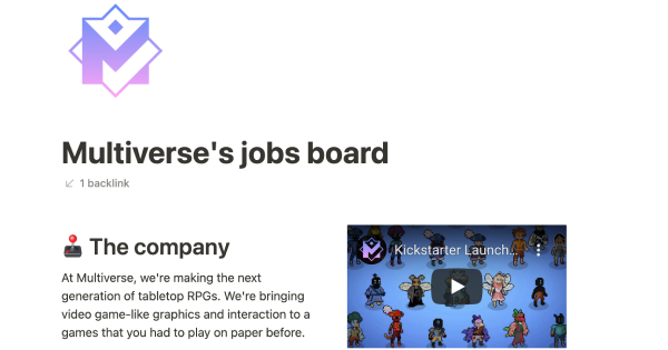 Multiverse Job Board Template: Hire Top Talent for Your Multiverse