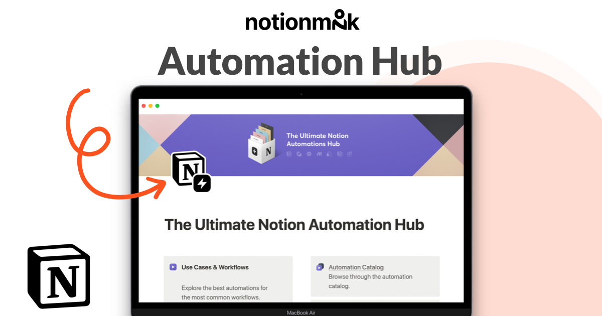 Free Automation Hub Notion Template by Bardeen
