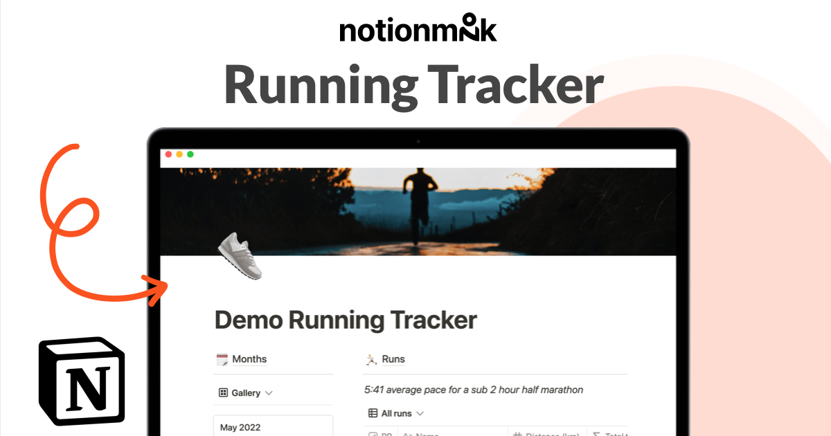 Jeppe Stenstrup Lauridsen's Running Tracker Notion Template: Track Your Progress and Stay Motivated