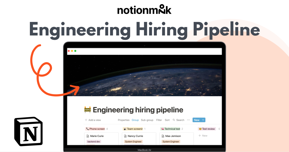 Free Engineering Hiring Pipeline template for managers