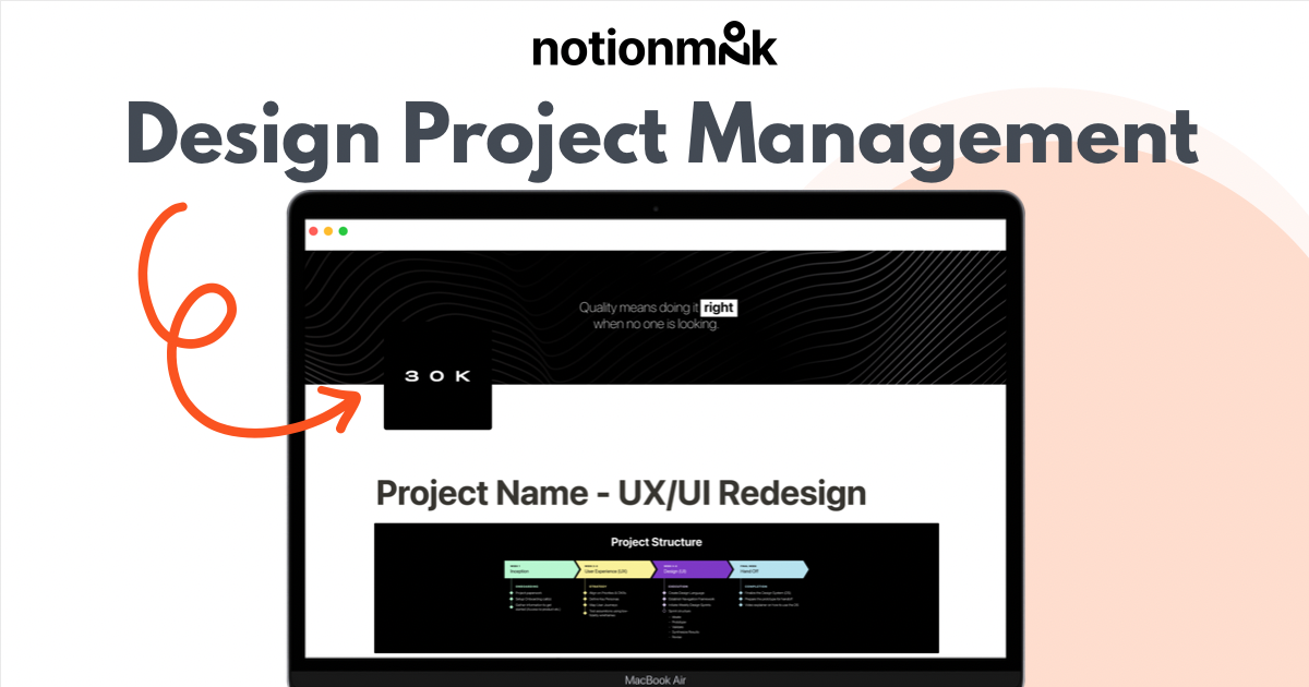 Alex Gilev's Design Project Management Notion template