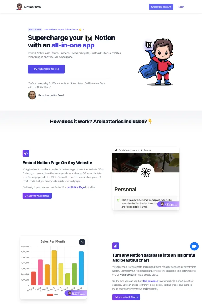 NotionHero - Notion App