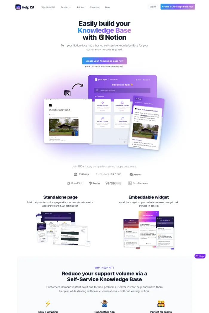 Help Kit - Notion App