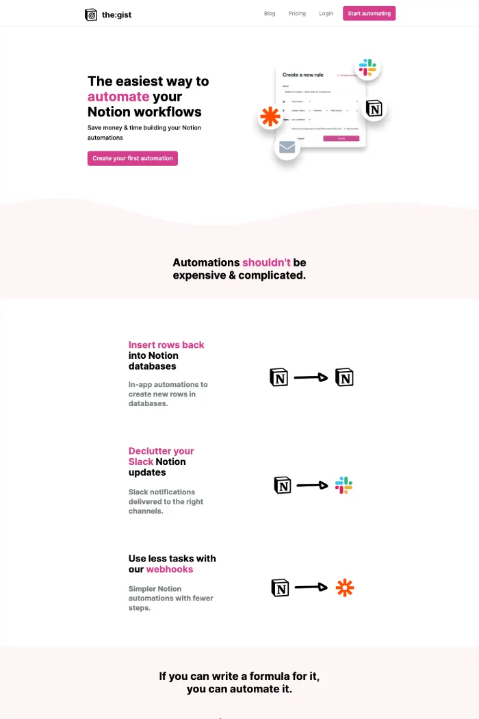 The:gist - Notion App