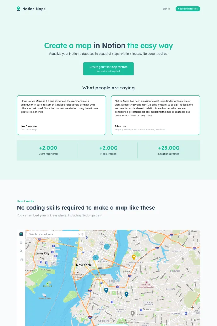 Notion Maps - Notion App
