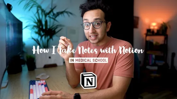 How to Take Notes as a Student in Notion Tutorial