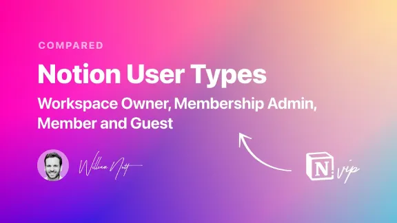 An Overview of Notion Workspace User Types Tutorial