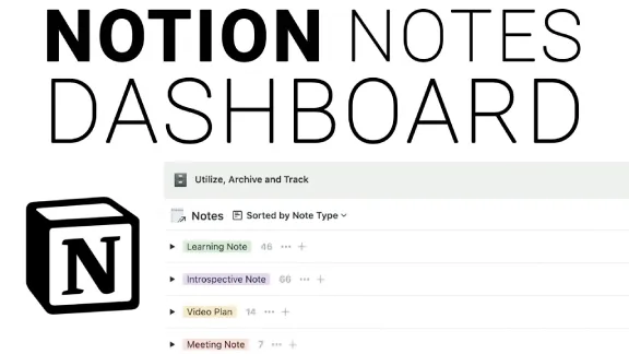 Creating a Notes Dashboard in Notion Tutorial