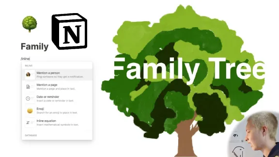 How to Create a Family Tree in Notion Tutorial