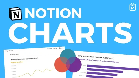 The Easiest Way to Create Charts in Notion Tutorial