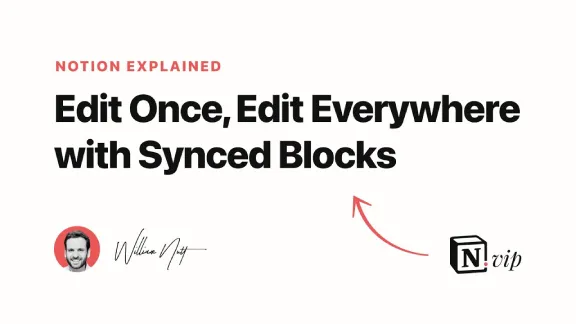 An Overview of Synced Blocks in your Notion Workspace Tutorial