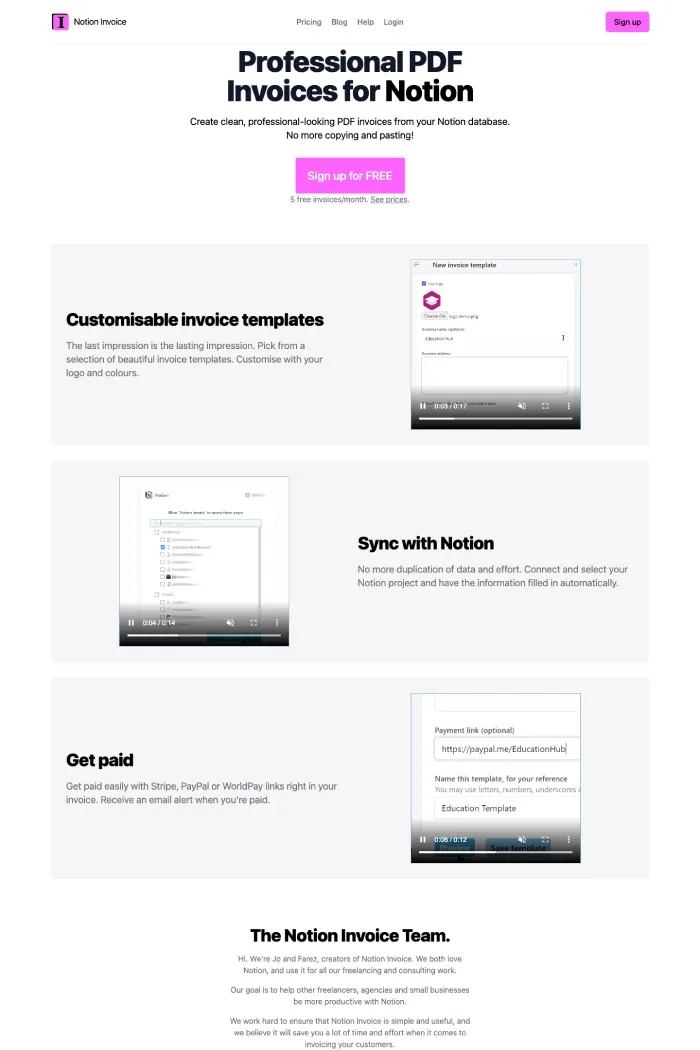 Automation Notion apps
