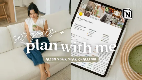 Notion Goal setting tutorials