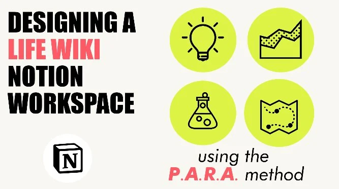 Notion PARA Method: Minimalist Life Wiki Course