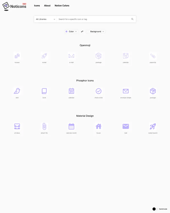 Noticons - Notion App