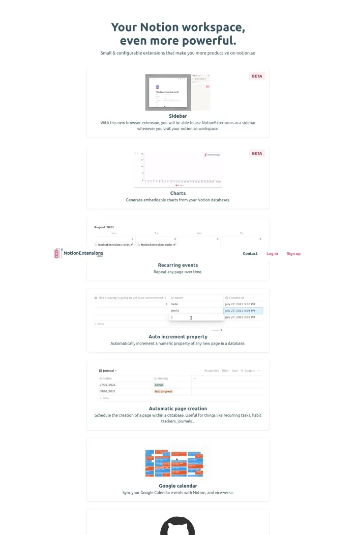 NotionExtensions - Notion App