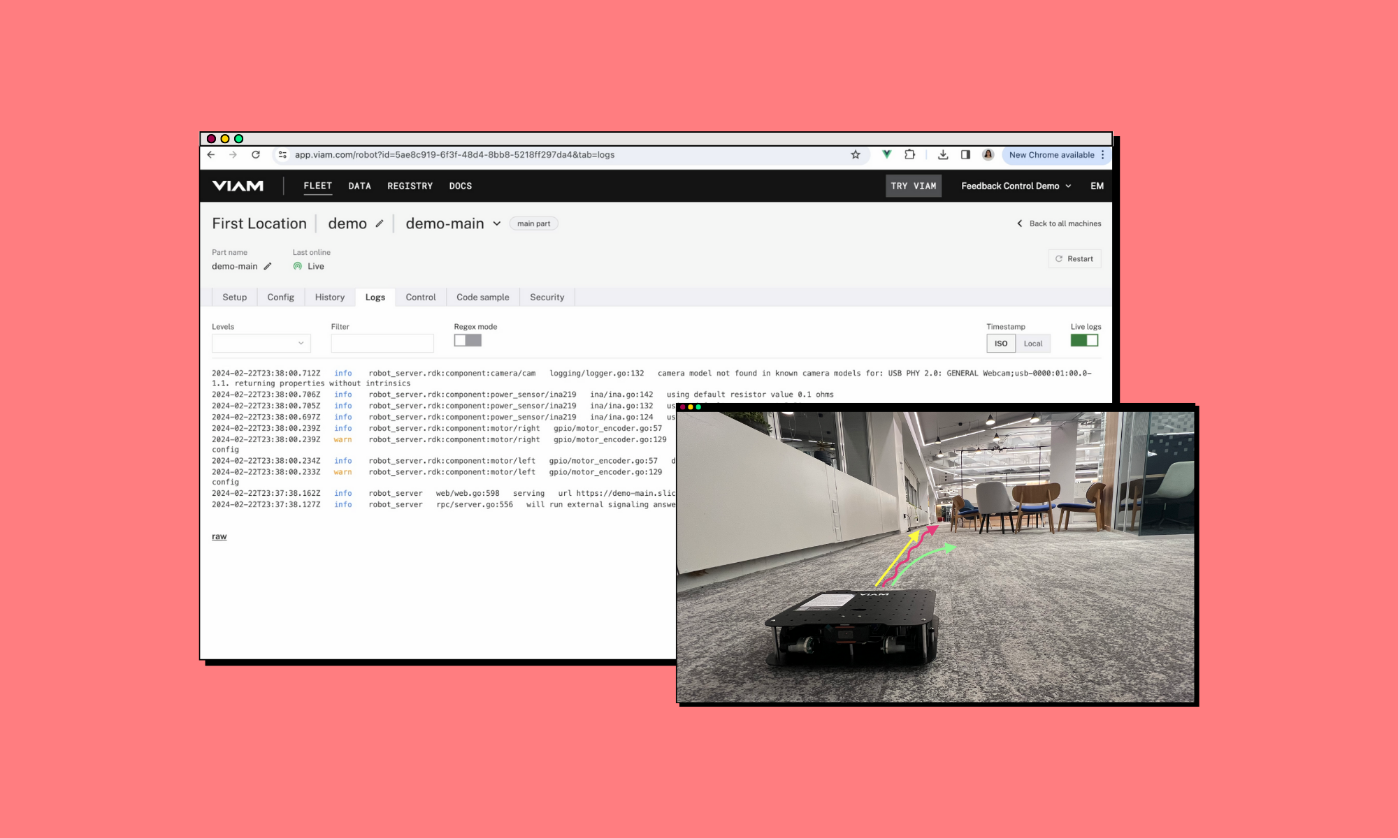 Using Feedback Control with Viam Components