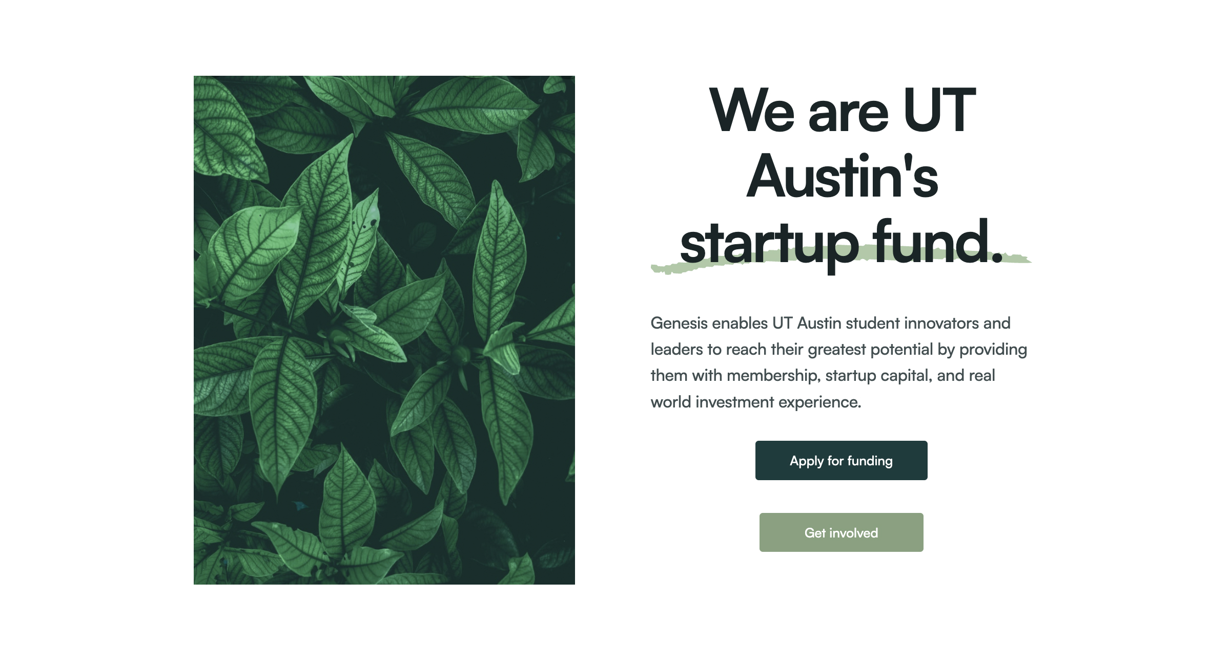 Genesis Program | Funding for UT Austin Startups!