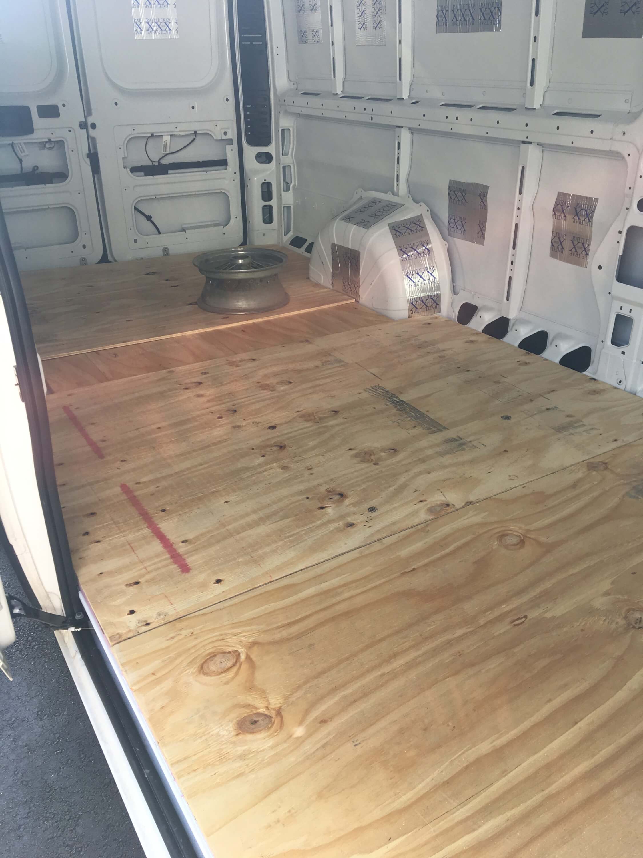 DIY Van Conversion | Sound Deadening + Floor Install