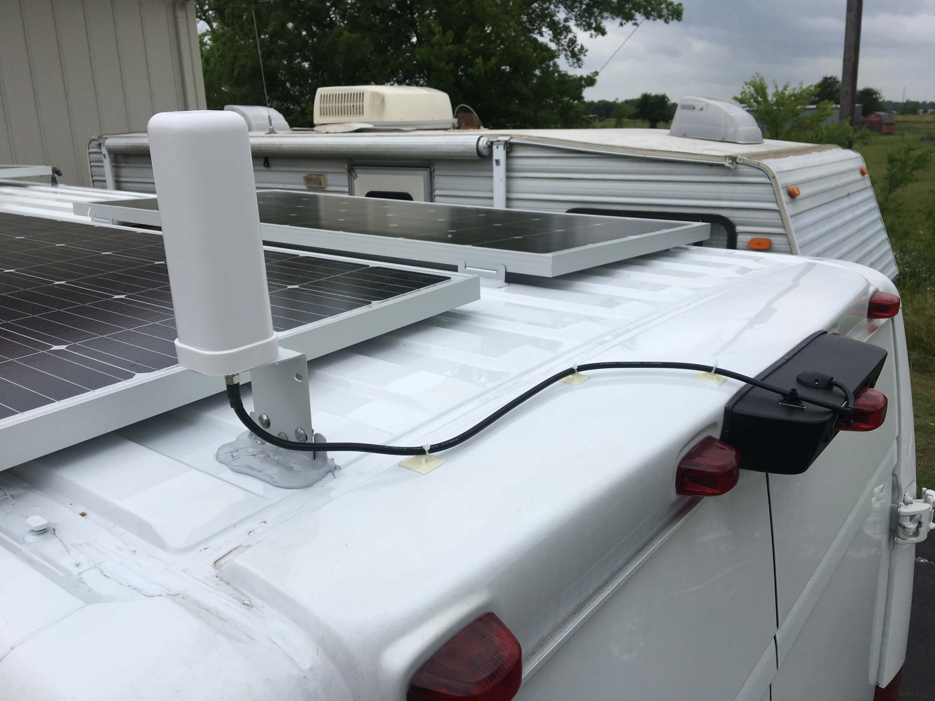 DIY Van Conversion | Weboost Cell Phone Signal Booster