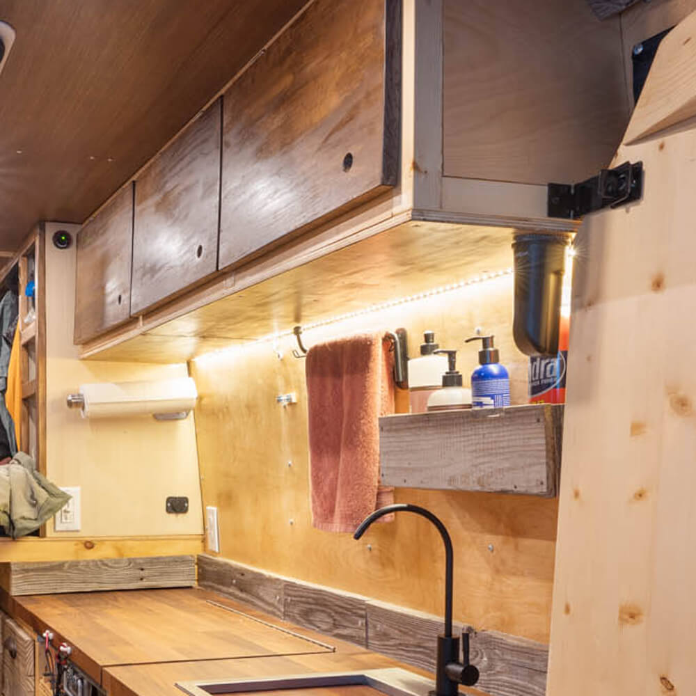DIY Van Conversion | Overhead Storage